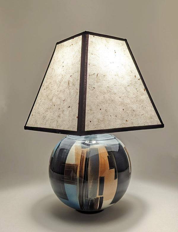 Small Round Table Lamp – Zeber-Martell Gallery & Clay Studio